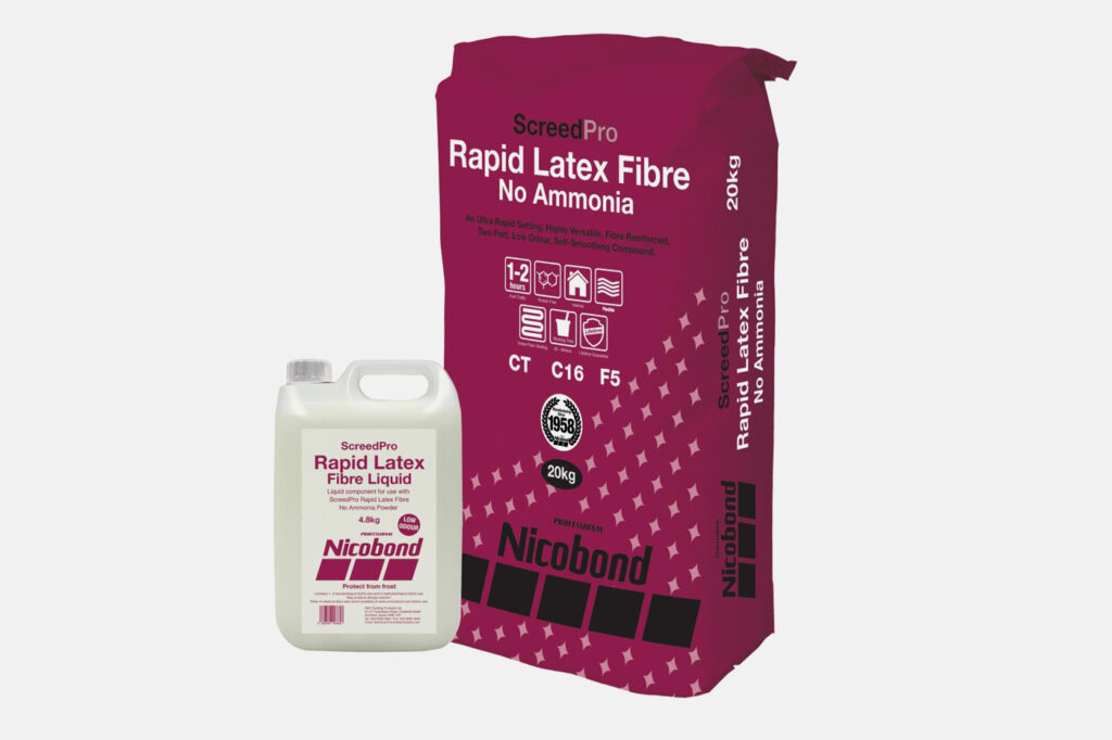 Nicobond ScreedPro Rapid Latex Fibre No Ammonia is designed to create a ...
