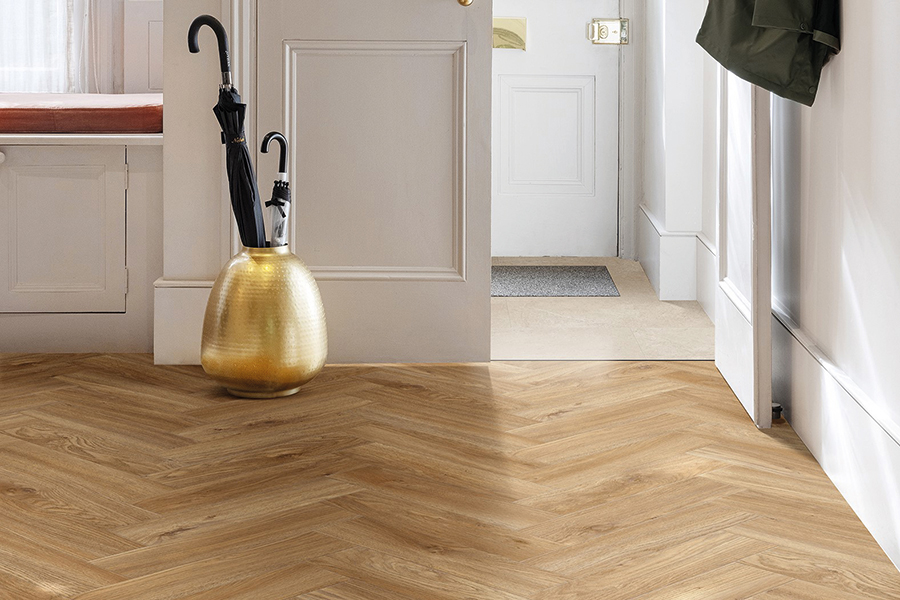 Herringbone Classic, the new luxury vinyl floor from Moduleo | CFJ